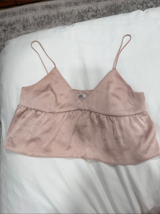 Little Moon | Tops | Little Moon Blush Pink Satin Camisole Top | Poshmark